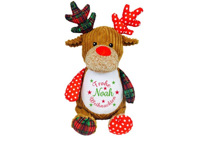 Rudi Rentier Kuscheltier besticken lassen - Schnuffiline.de